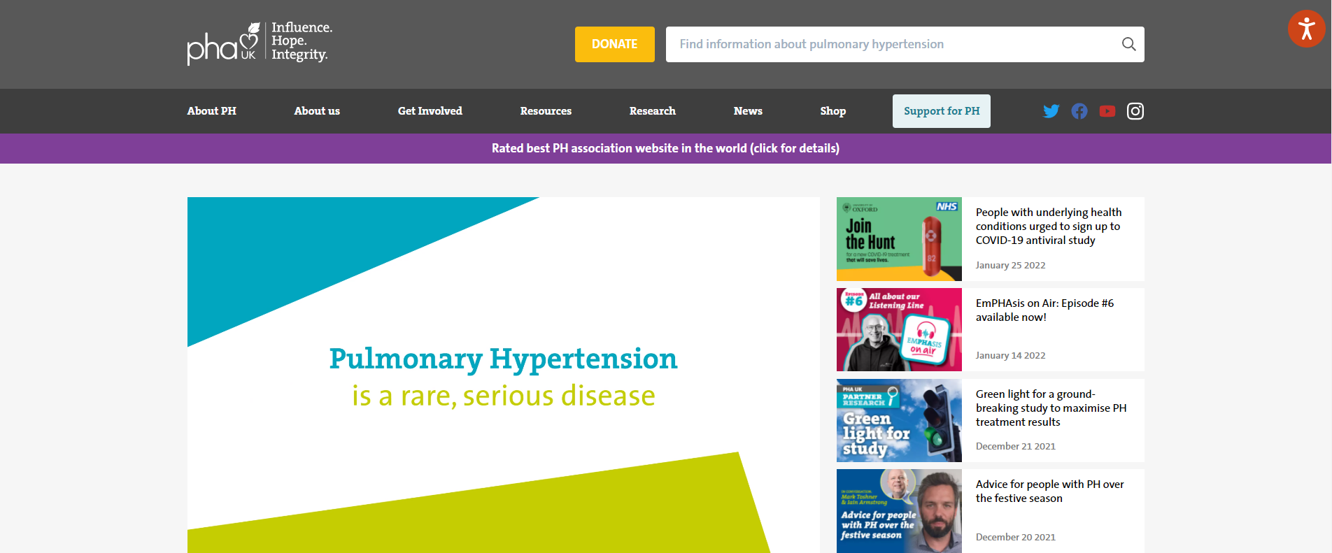 PHA UK – PULMONARY HYPERTENSION