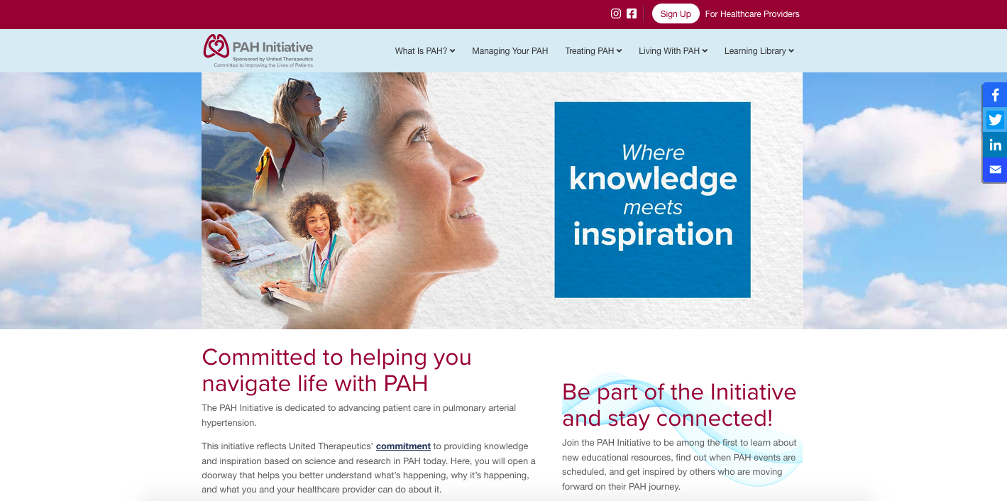 Info on treatments for pulmonary arterial hypertension, life style ...