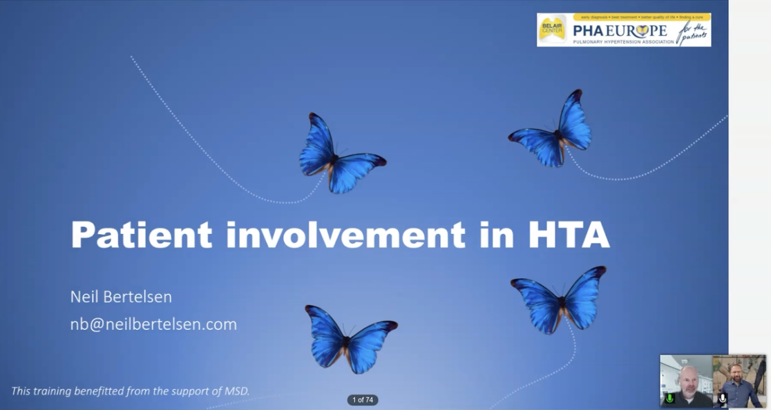 The recording of PHA Europe’s first Health Technology Assessment (HTA ...