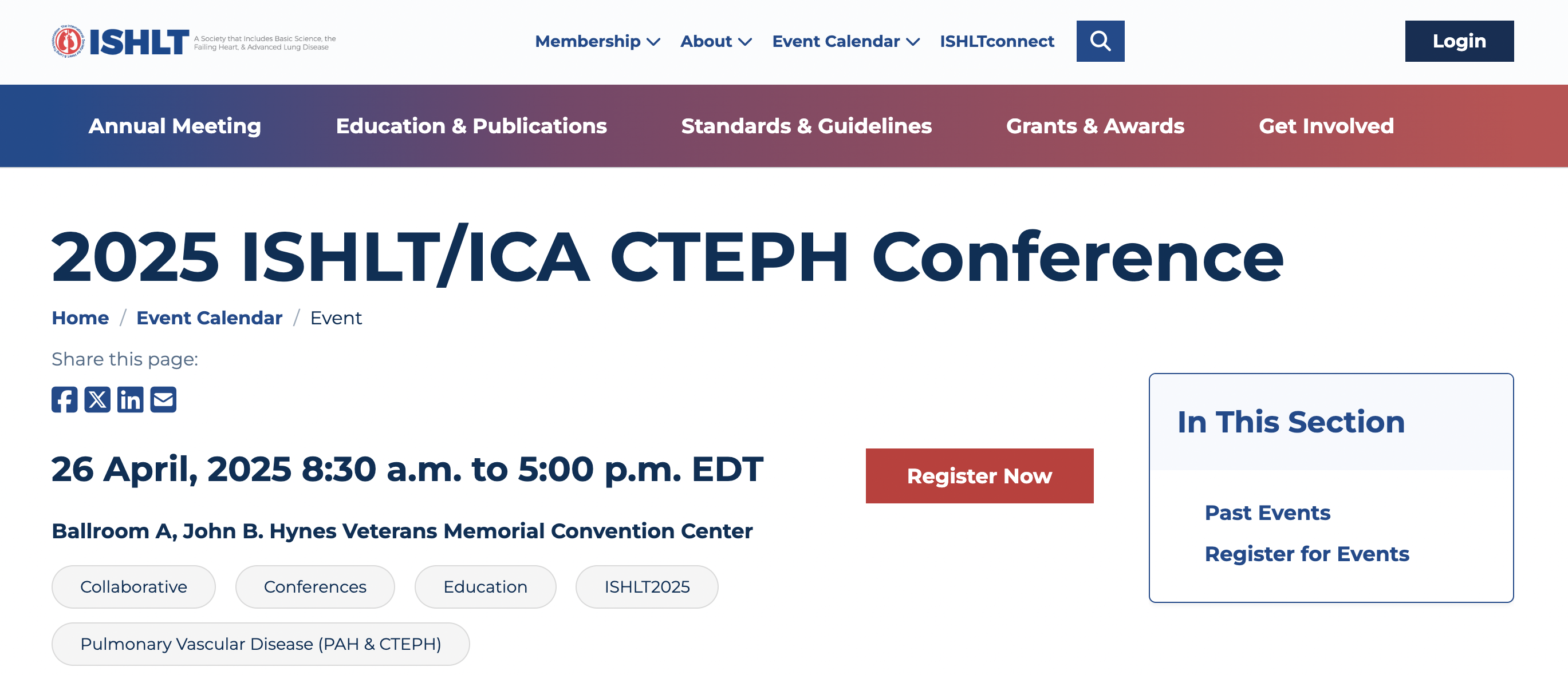 2025 International Society for Heart and Lung Transplant (ISHLT) and ...