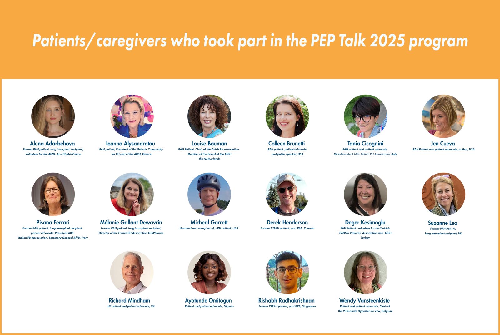 Celebrating the Alliance for Pulmonary Hypertension’s first 18 “PEP ...